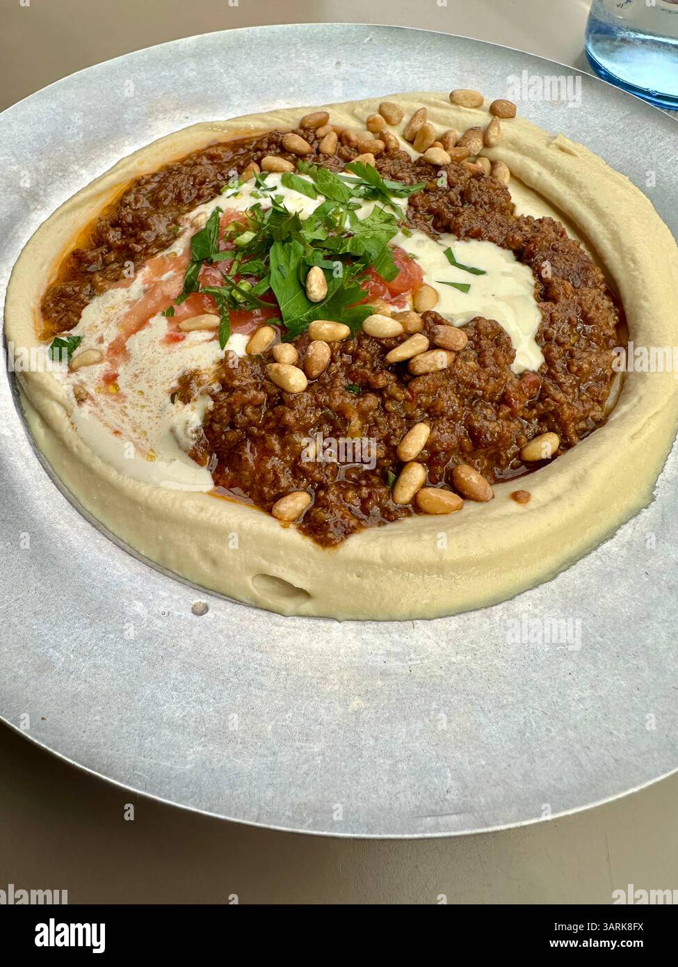 A meal at the Neni on the Naschmarkt in Vienna, Austria Stock Photo - Alamy
