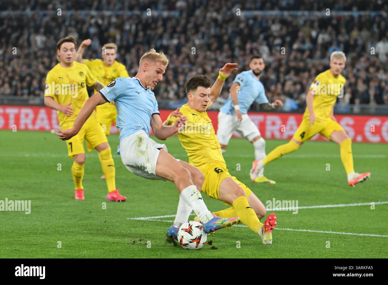 Stadio Olimpico, Rome, Italy. 17th Apr, 2025. UEFA Europa League ...