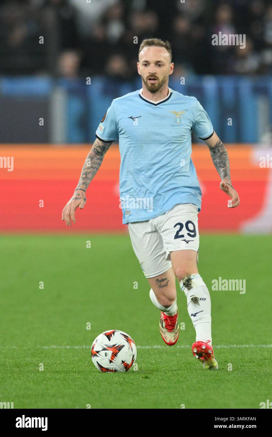 Stadio Olimpico, Rome, Italy. 17th Apr, 2025. UEFA Europa League ...