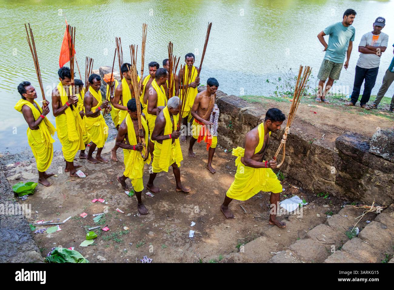 The Gajan festival falls on the last day of the Bengali calendar which ...