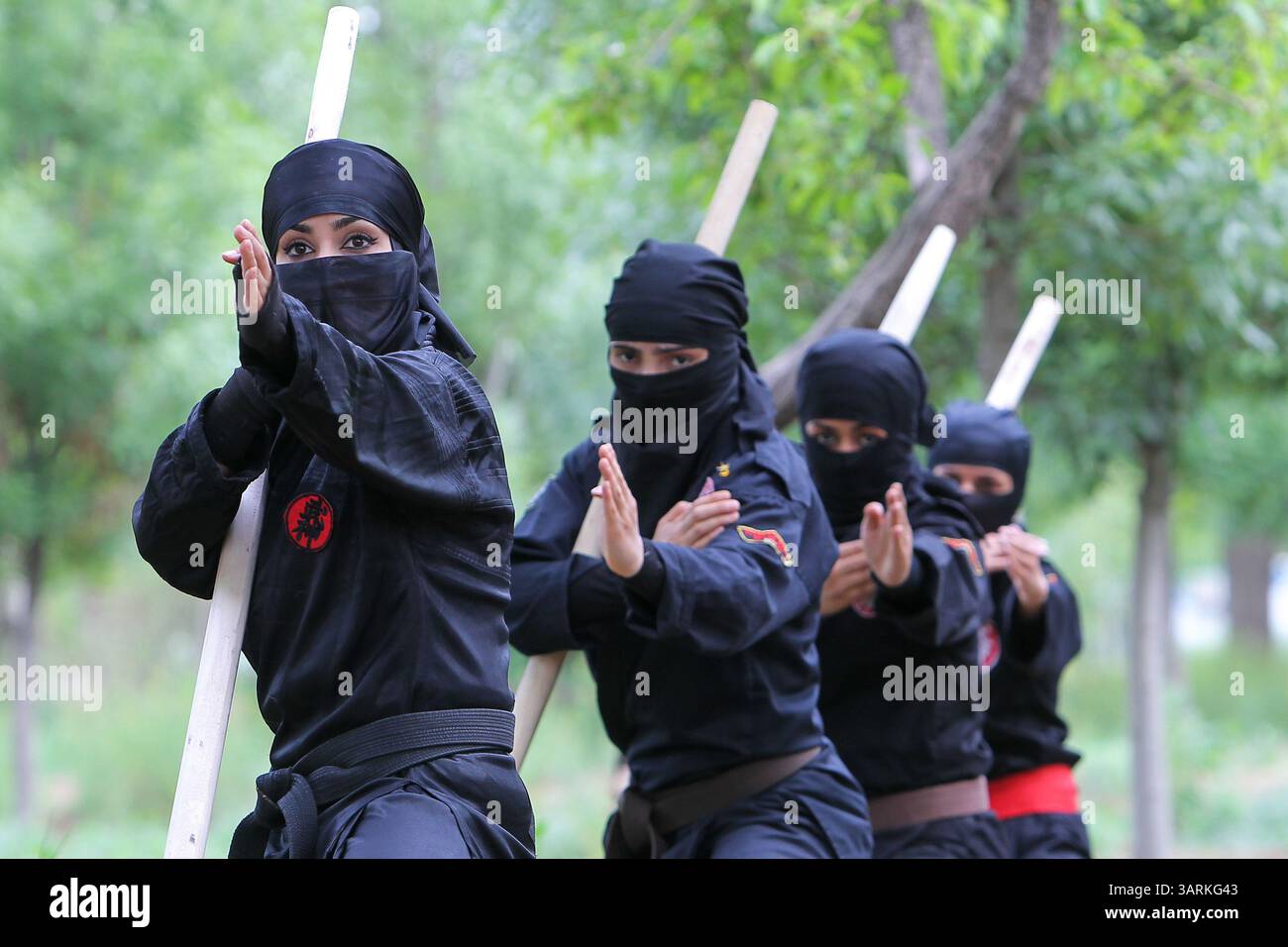 Feb 8, 2013 - Karaj, Iran - Iranian female Ninjas demonstrate their ...
