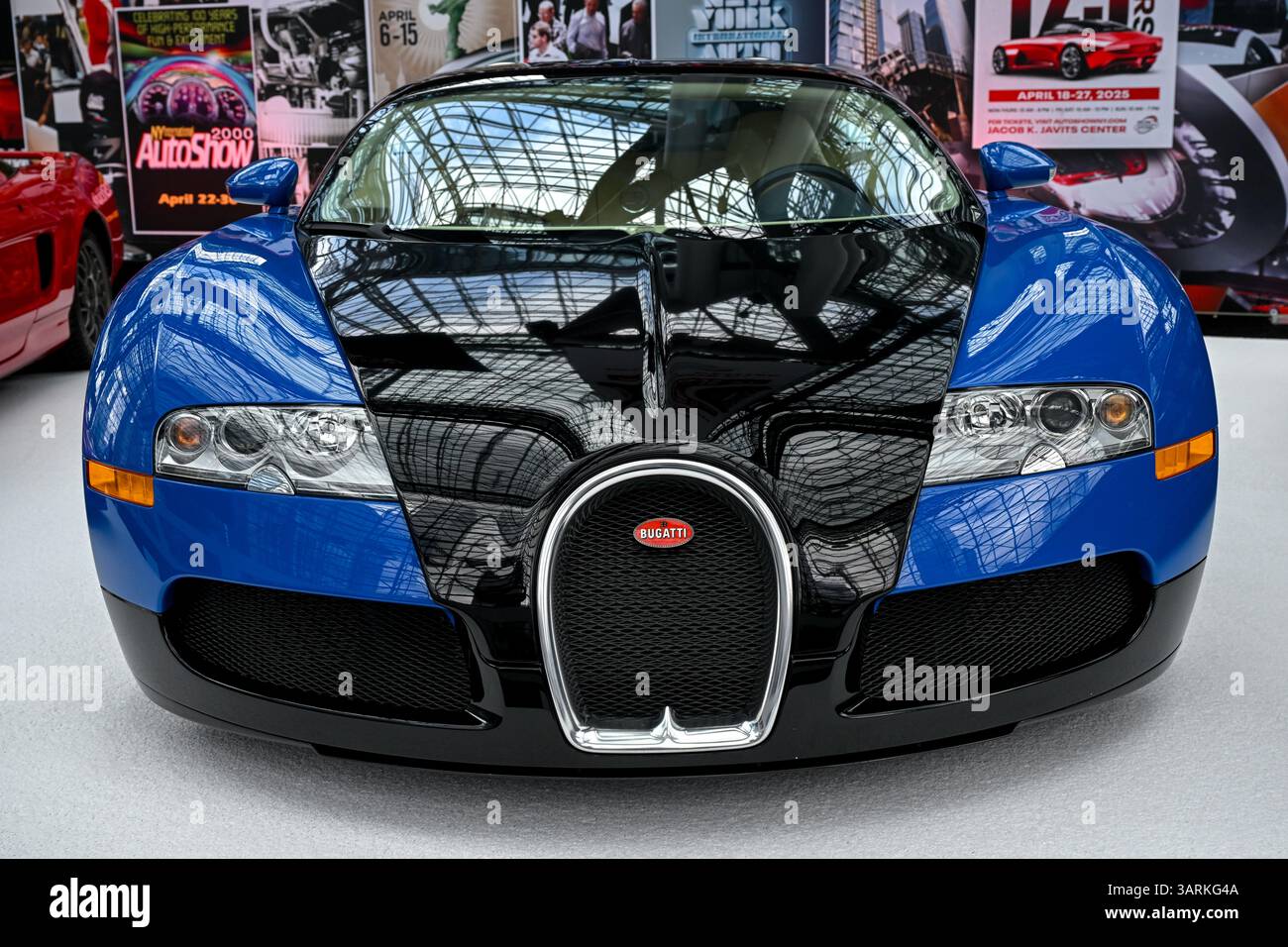 A 2006 Bugatti Veyron on display during the 2025 New York International ...