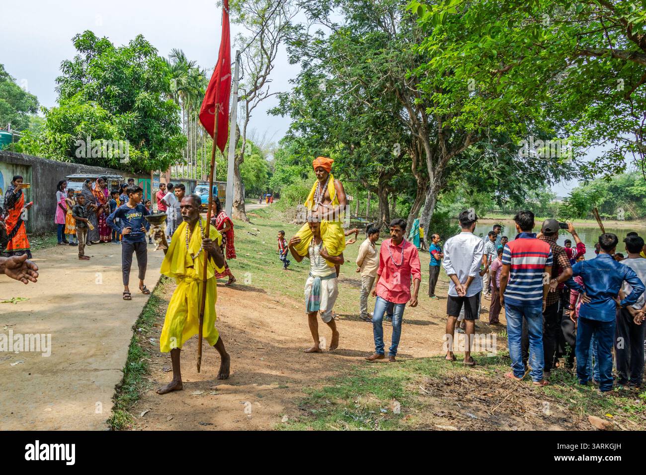 The Gajan festival falls on the last day of the Bengali calendar which ...