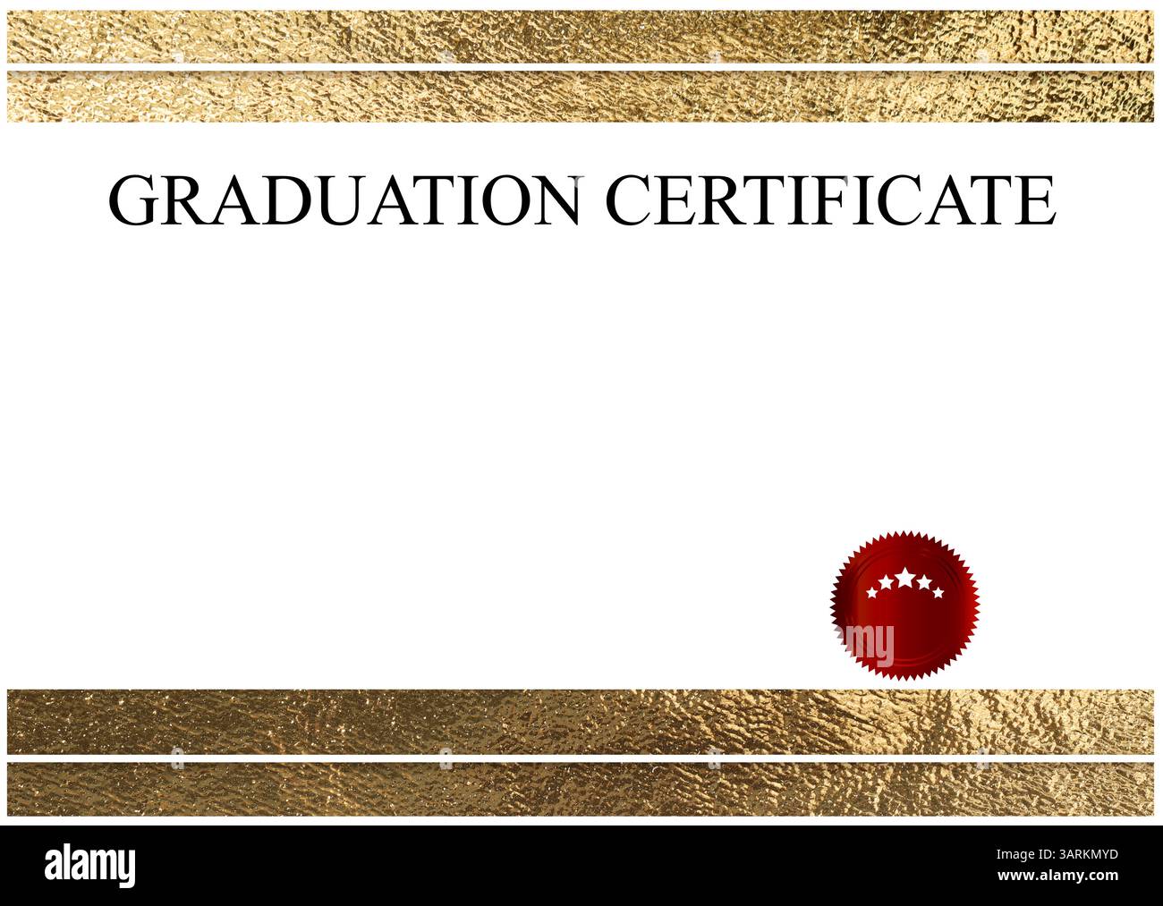 Certificate of appreciation blank template hi-res stock photography and ...