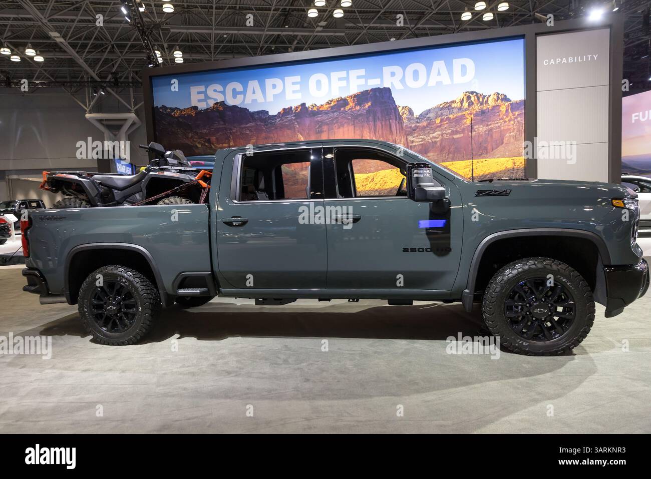 New York City, United States . 17th Apr, 2025. Chevrolet 2025 Silverado ...