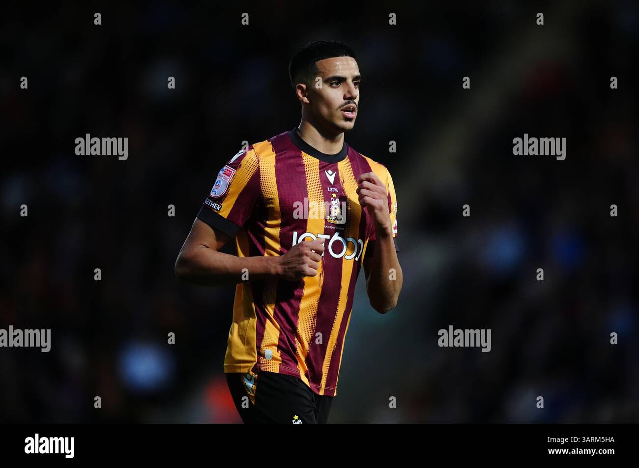 Bradford City's Brandon Khela during the Sky Bet League Two match in ...