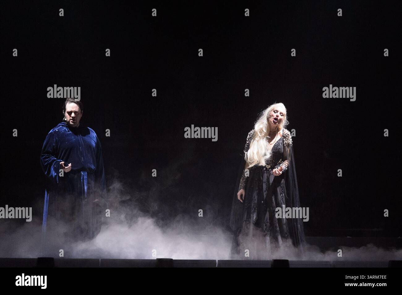 Munich, Germany, April 14th 2025: Amelia Brightman and Gregorian during ...