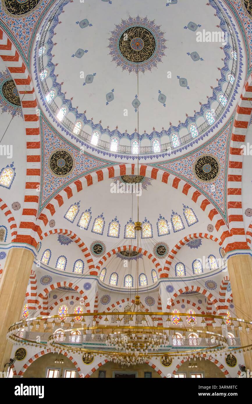 Ghana, Accra. Ghana National Mosque. View of the Dome from the Interior ...