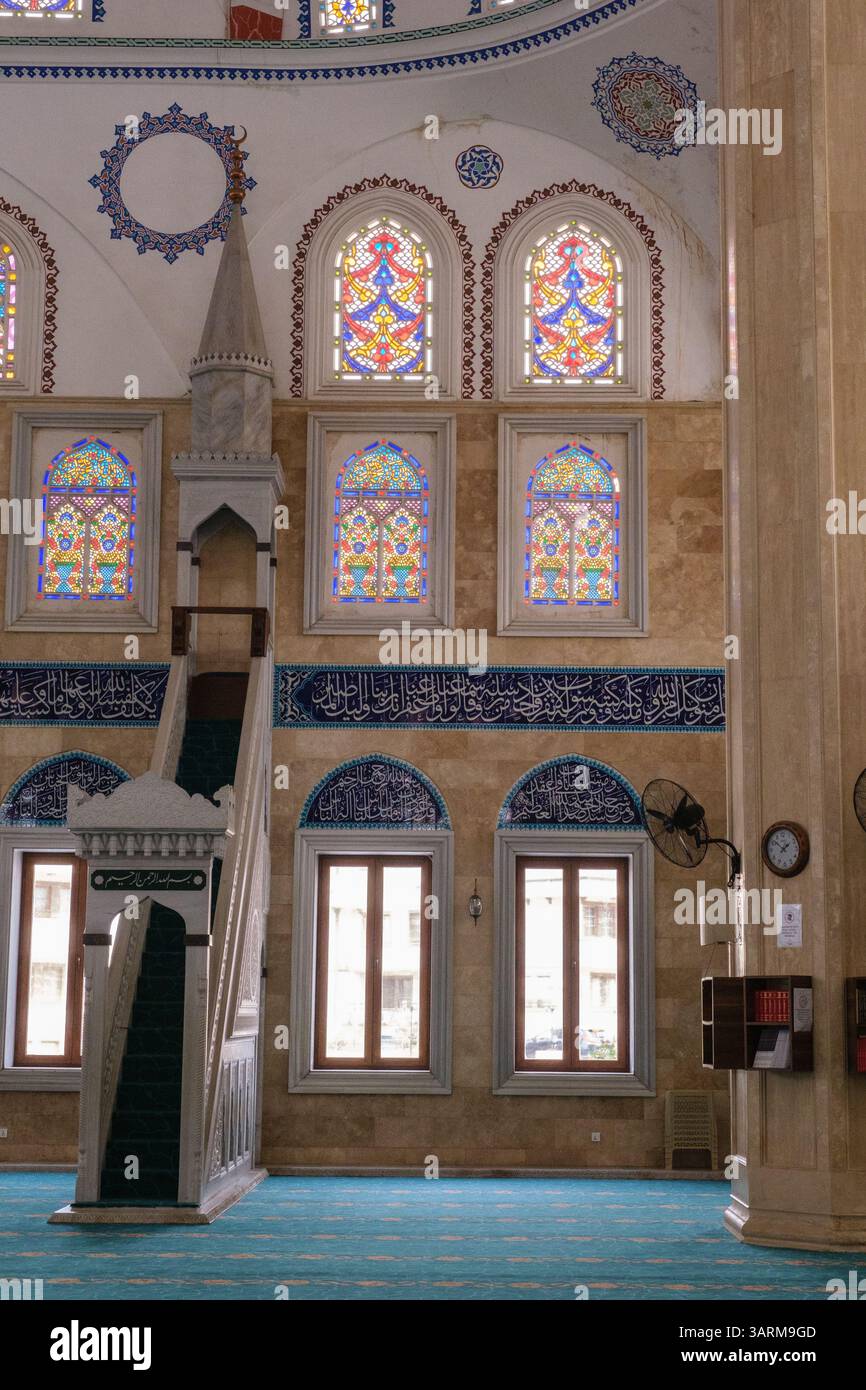 Ghana, Accra. Minbar of the Ghana National Mosque, Calligraphy ...