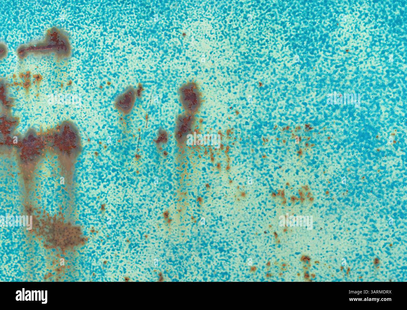 Heavily weathered metal background - Rusted iron surface with eroded ...