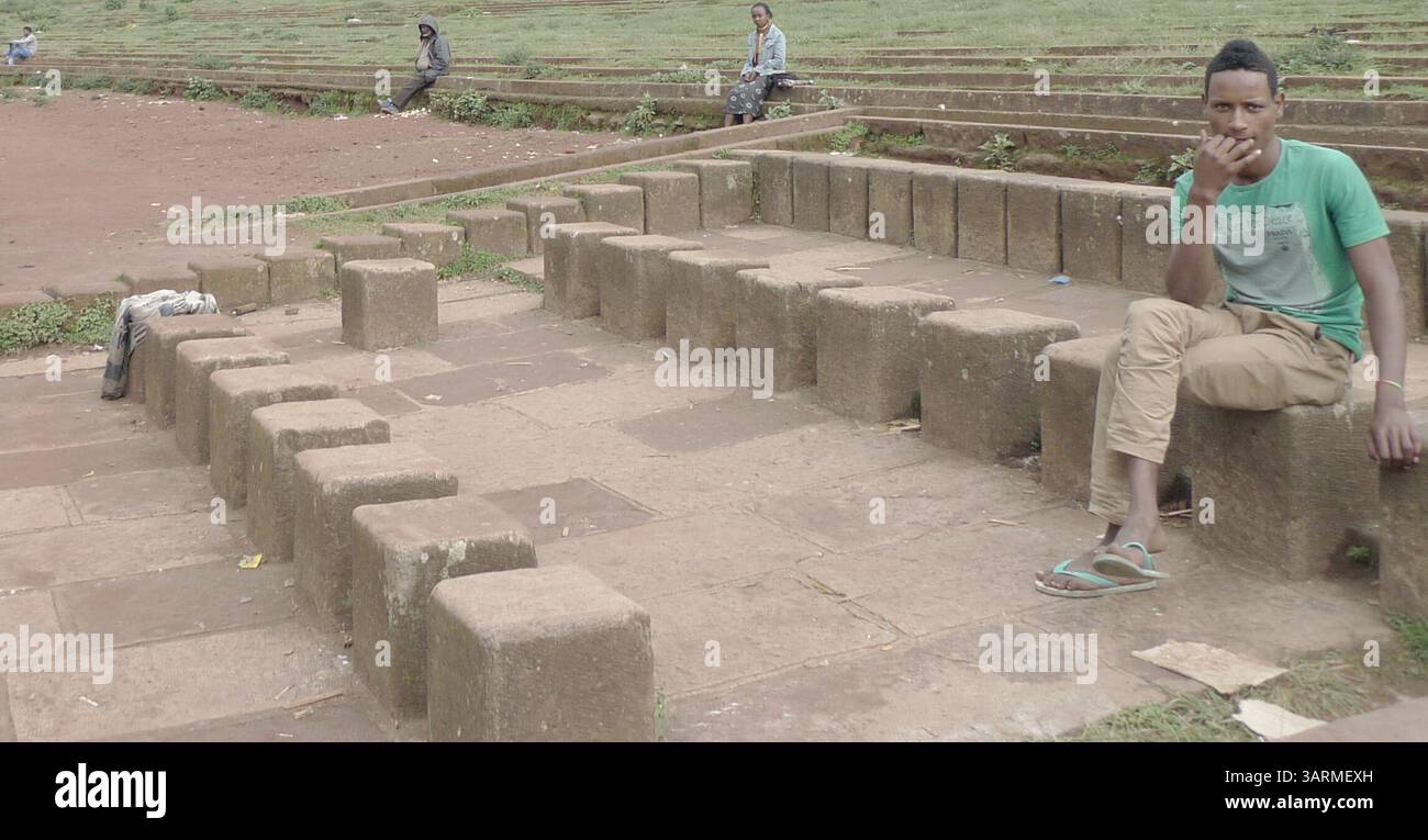 August 10, 2013 - Addis Abeba, Ethiopia - A Ethiopian familie who's ...