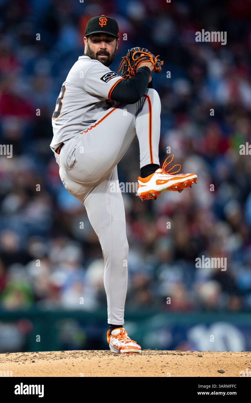 San Francisco Giants starting pitcher Robbie Ray delivers during the ...