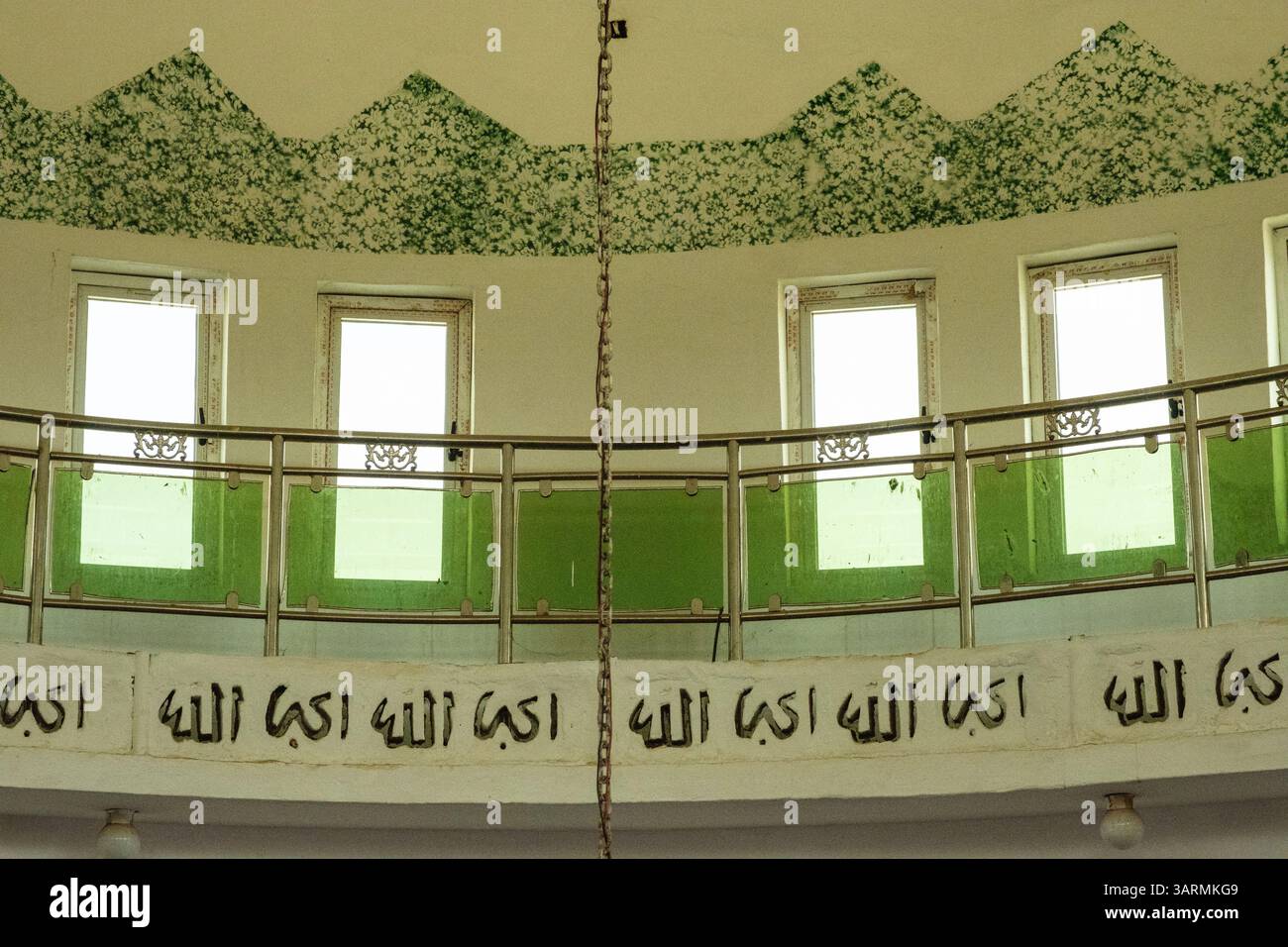 Ghana, Tamale. Interior of the Central Mosque Stock Photo - Alamy
