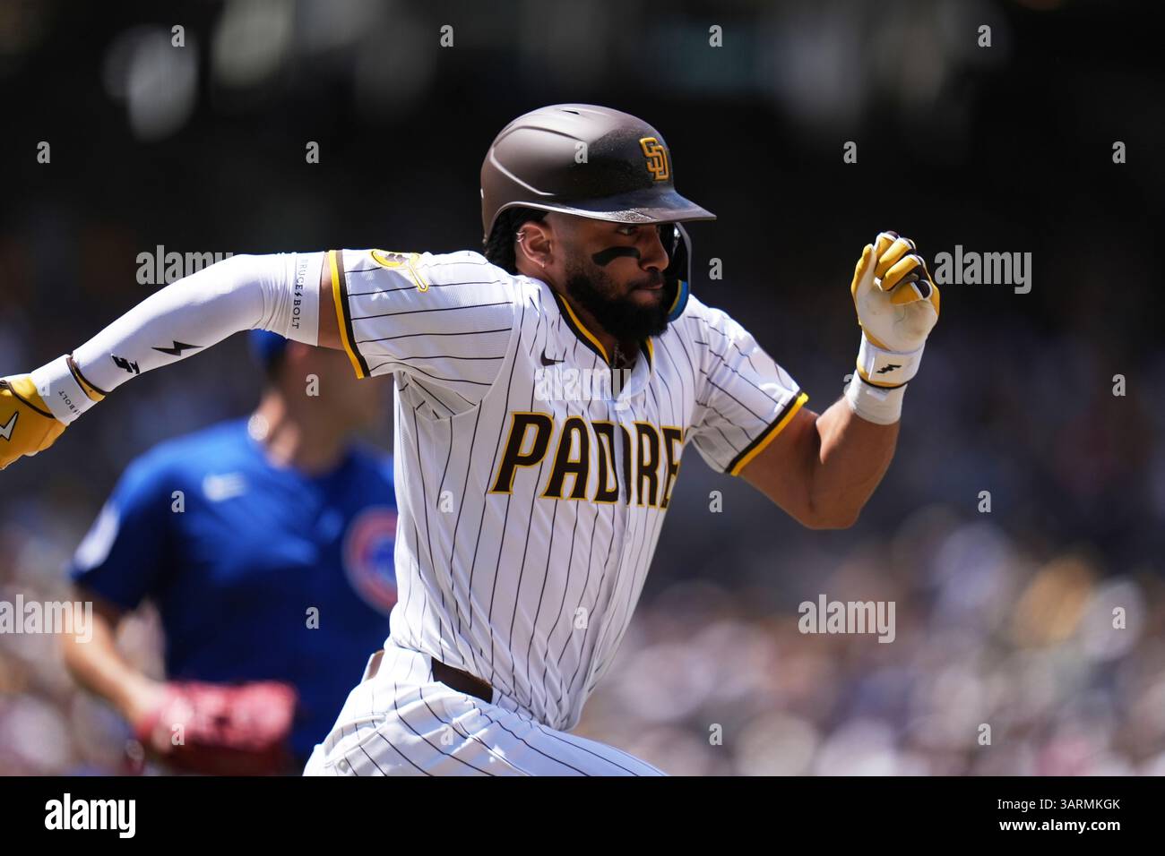 San Diego Padres' Fernando Tatis Jr. batting base running during the ...