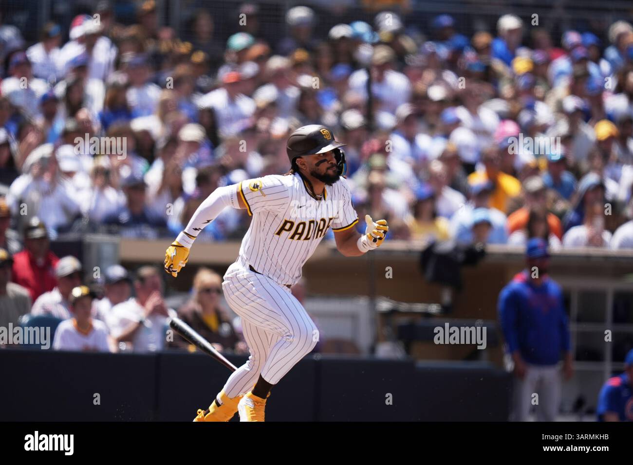 San Diego Padres' Fernando Tatis Jr. batting base running during the ...