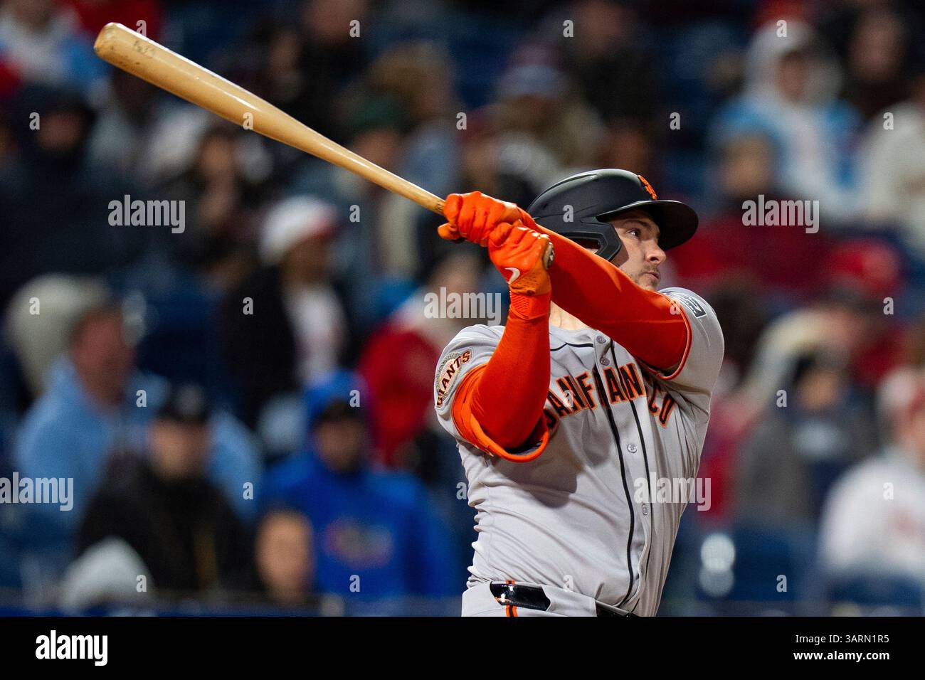 San Francisco Giants' Patrick Bailey in action during the baseball game ...