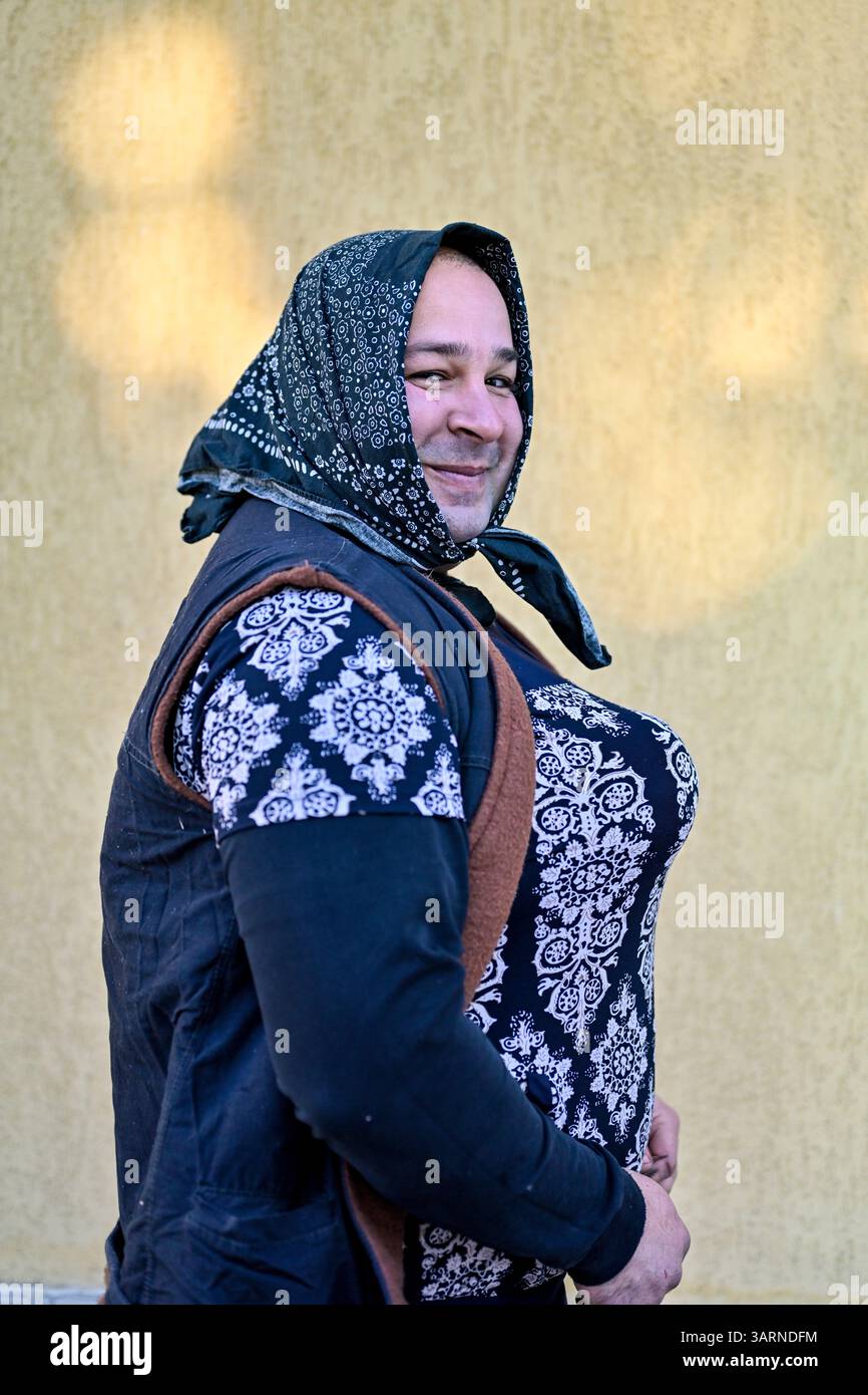 Balkan cross dressing tradition hi-res stock photography and images - Alamy