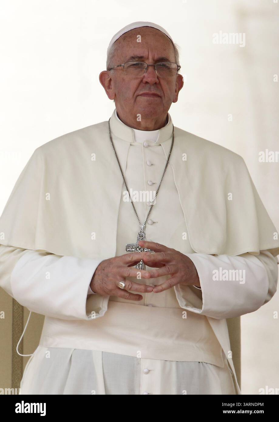 Oct. 16, 2013 - Vatican City State (Holy See) - POPE FRANCIS during his ...