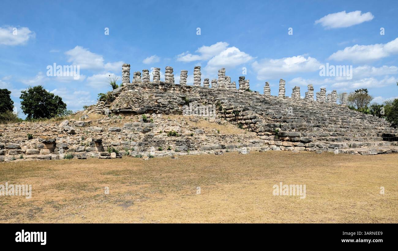 Ake archaeological site in the municipality of Tixkokob, Yucatan ...