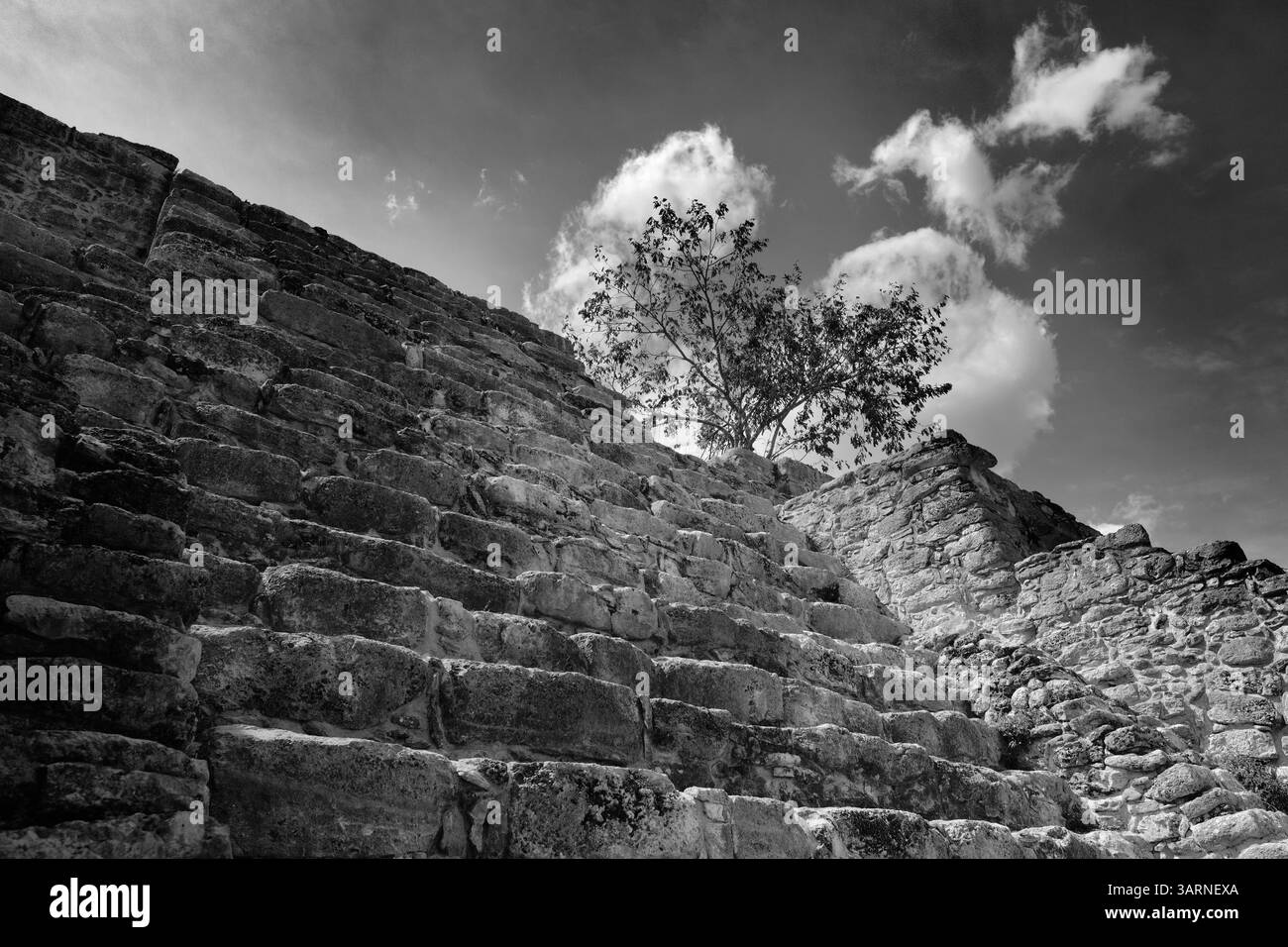 Ake archaeological site in the municipality of Tixkokob, Yucatan ...