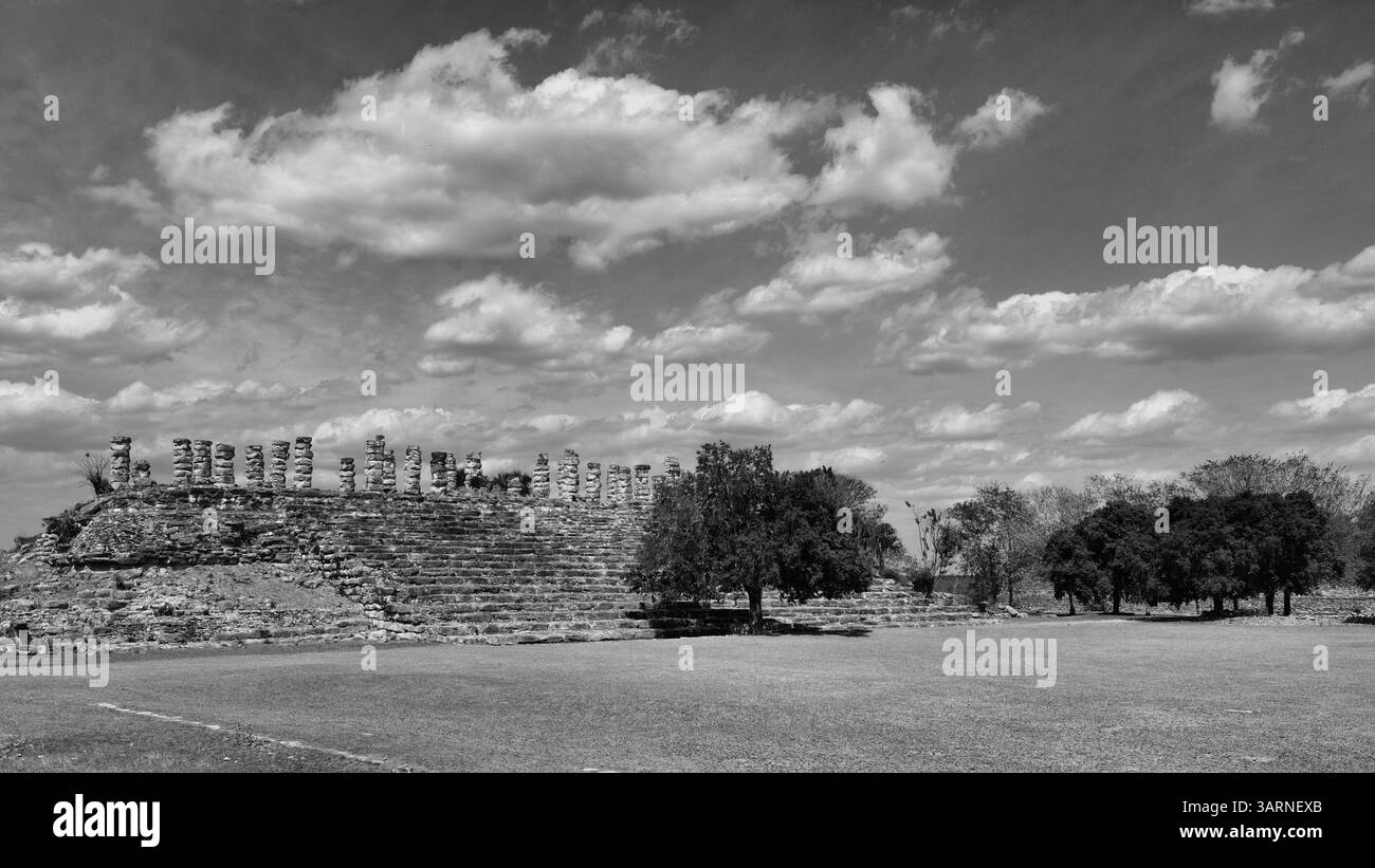 Ake archaeological site in the municipality of Tixkokob, Yucatan ...