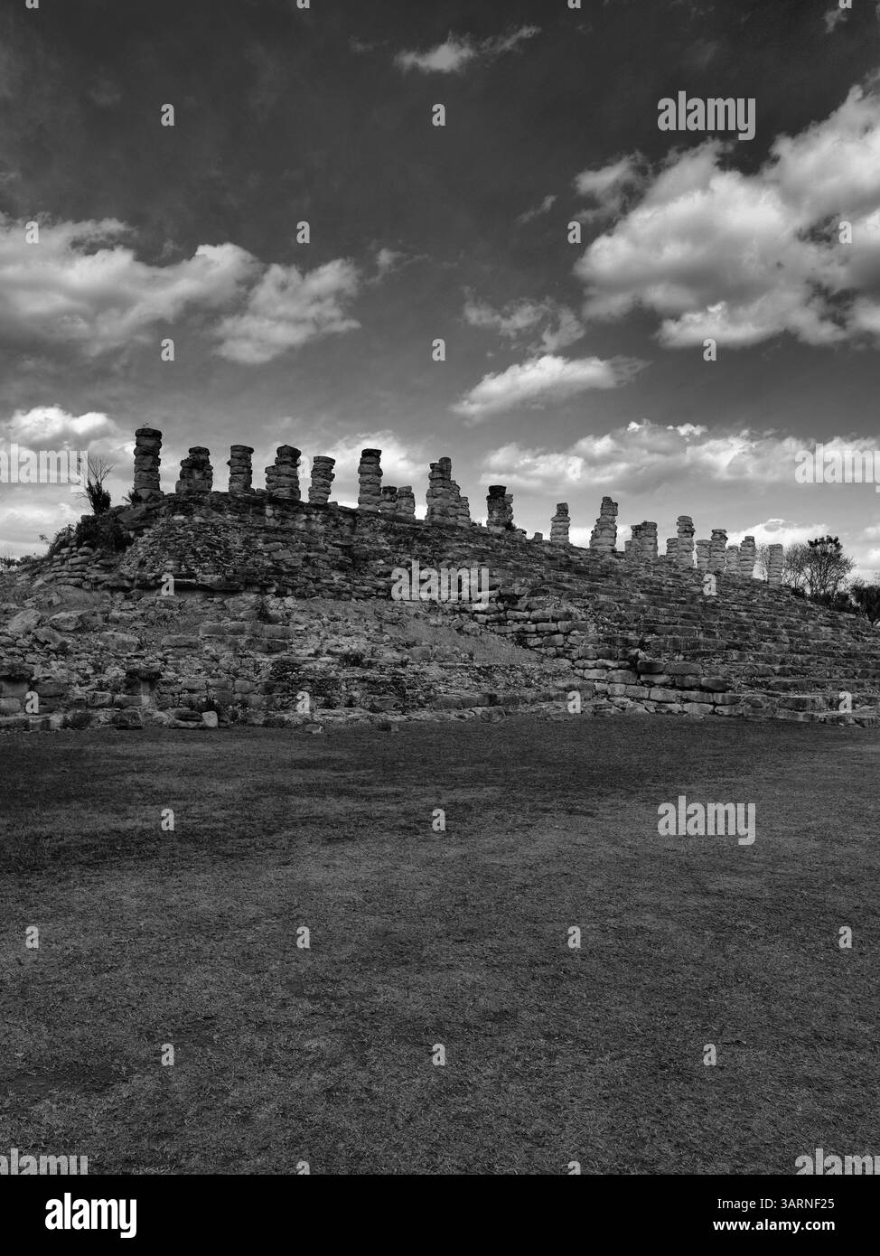 Ake archaeological site in the municipality of Tixkokob, Yucatan ...