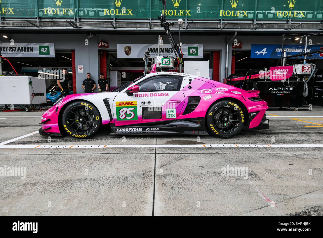 Imola, Italy, 17 April 2025,#85 Iron Dames (ITA) Porsche 911 GT3 R ...