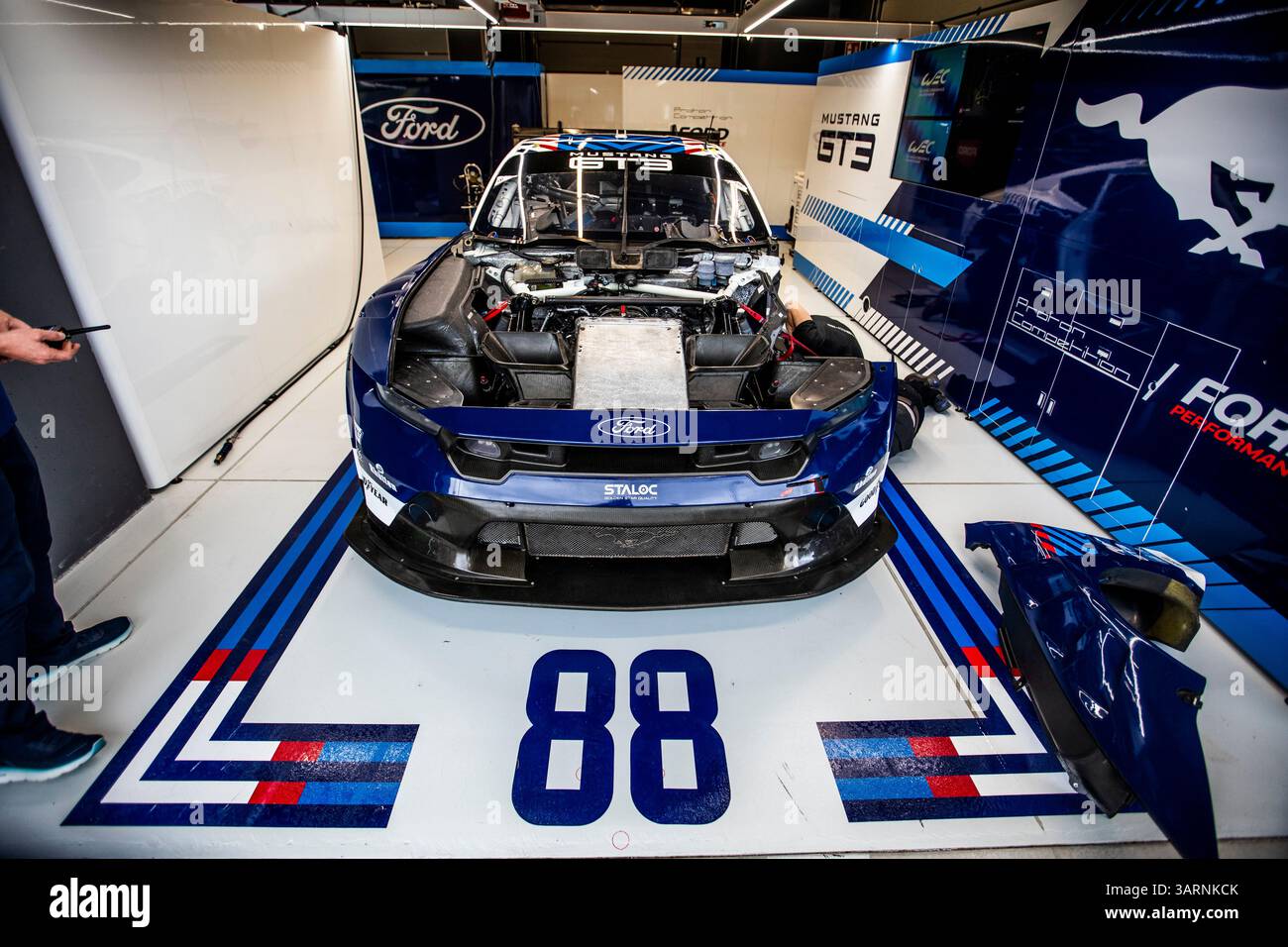 Imola, Italy, 17 April 2025,#88 Proton Competition (DEU) Ford Mustang ...