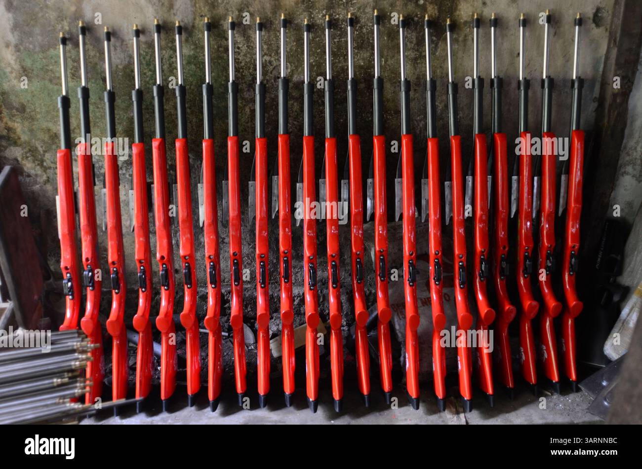 Apr 04, 2013 - Kediri, East Java, Indonesia - Painted rifles. Pare ...