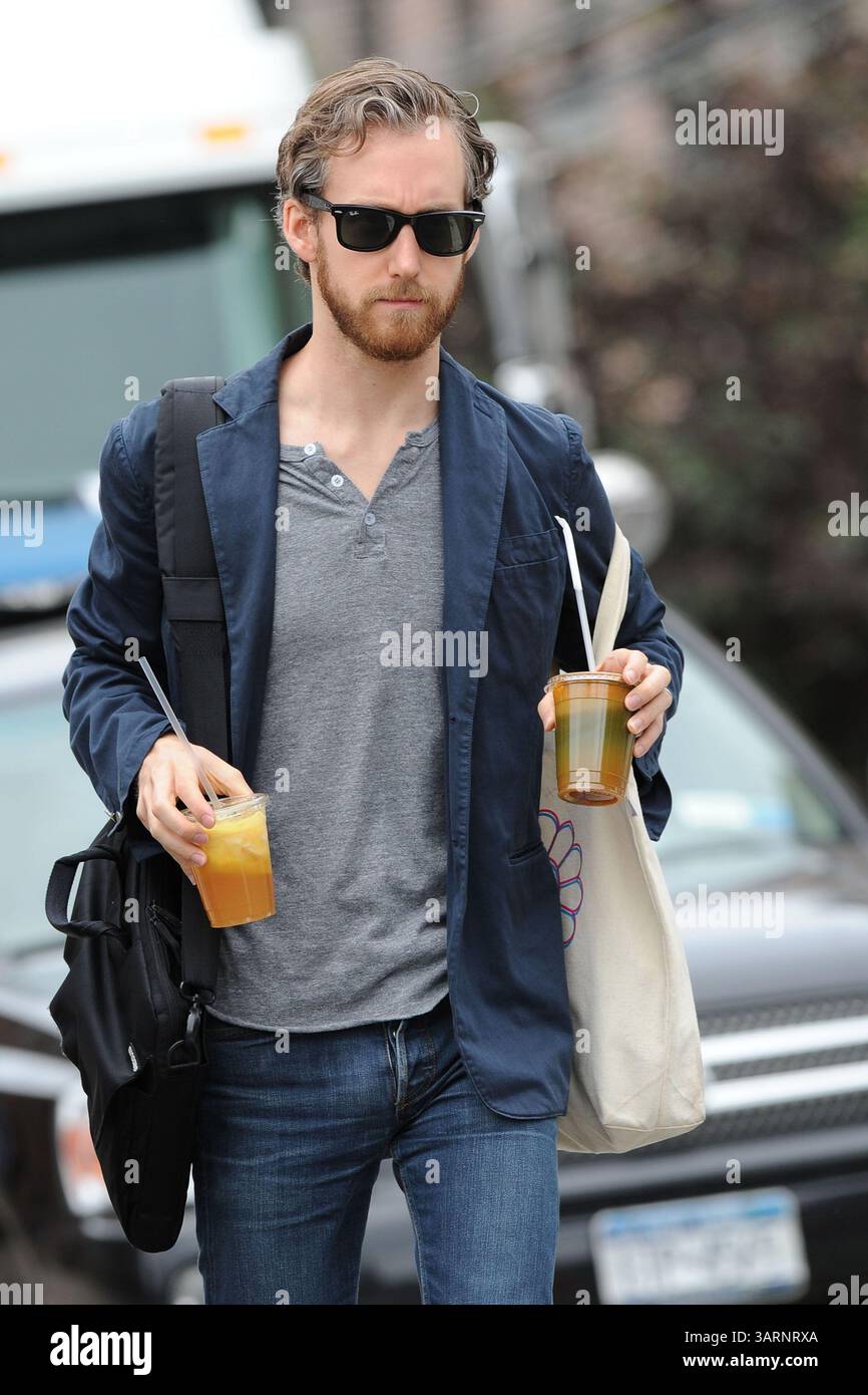 June 6, 2013 - Brooklyn, New York, U.S. - ADAM SCHULMAN getting drinks ...