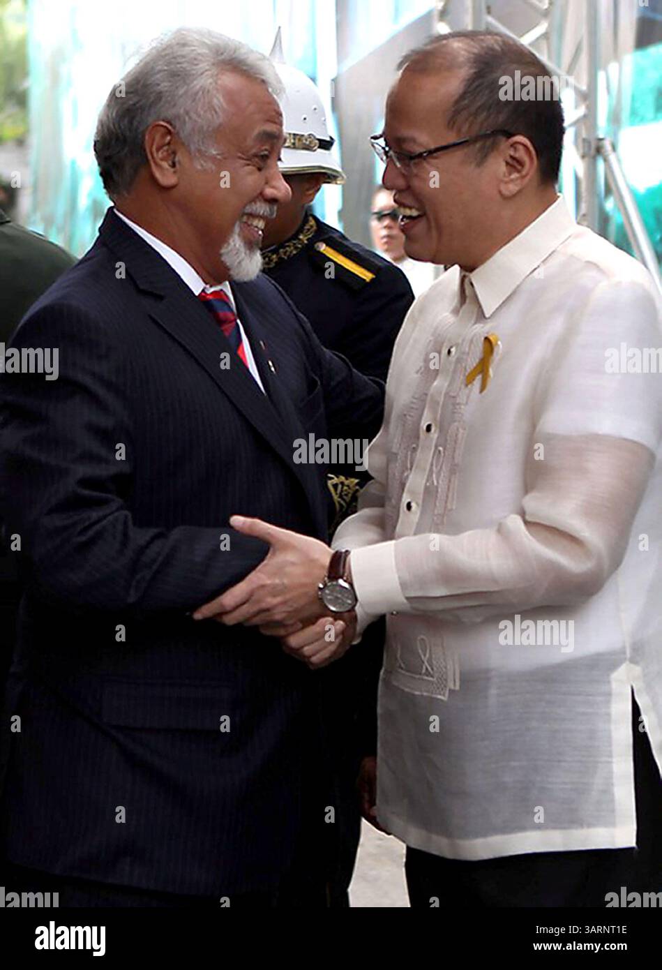 June 6, 2013 - Manila, Philippines - Philippine President BENIGNO ...