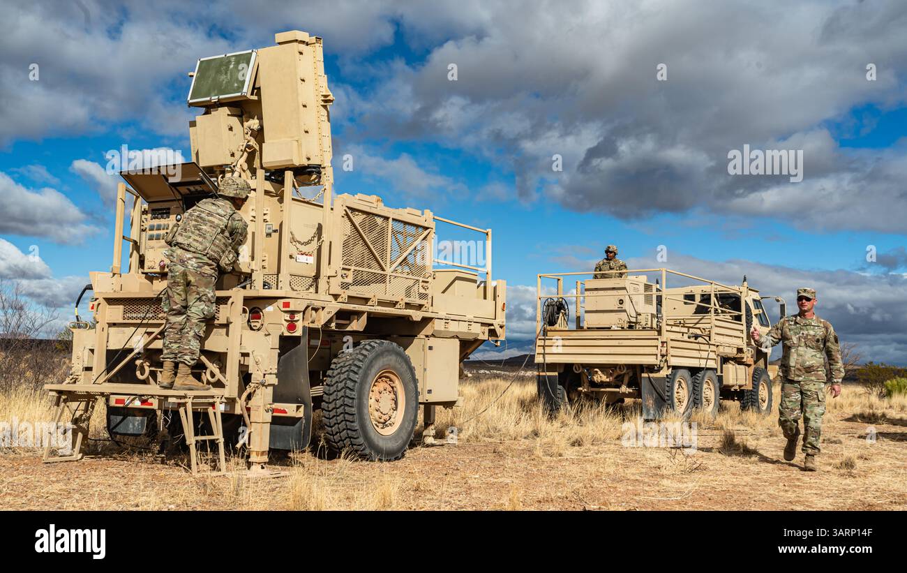 March 12, 2025 - Sierra Vista, Arizona, USA - U.S. Army Soldiers ...