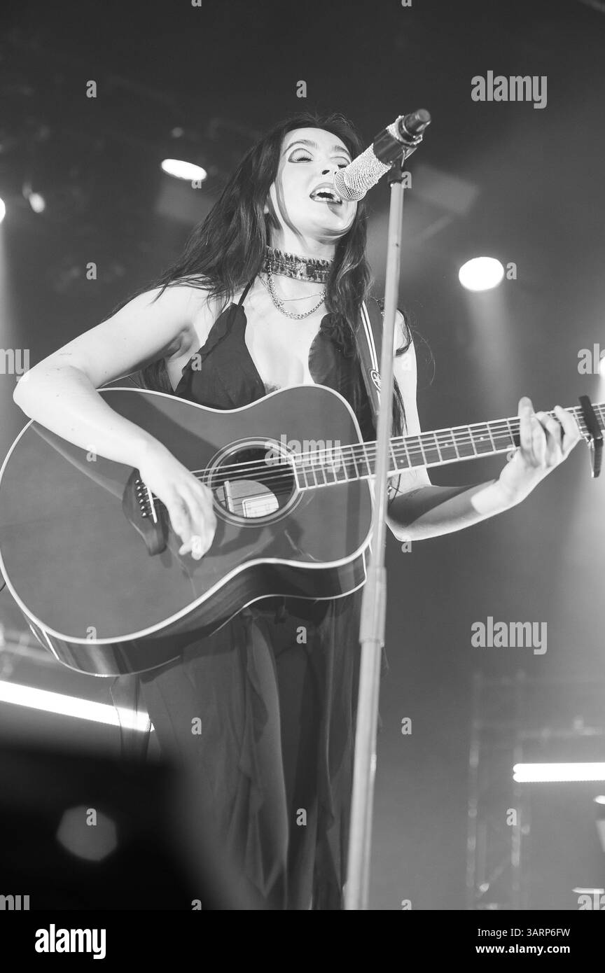 Chiara Oliver performs at La Riviera on March 17, 2025 in Madrid, Spain ...