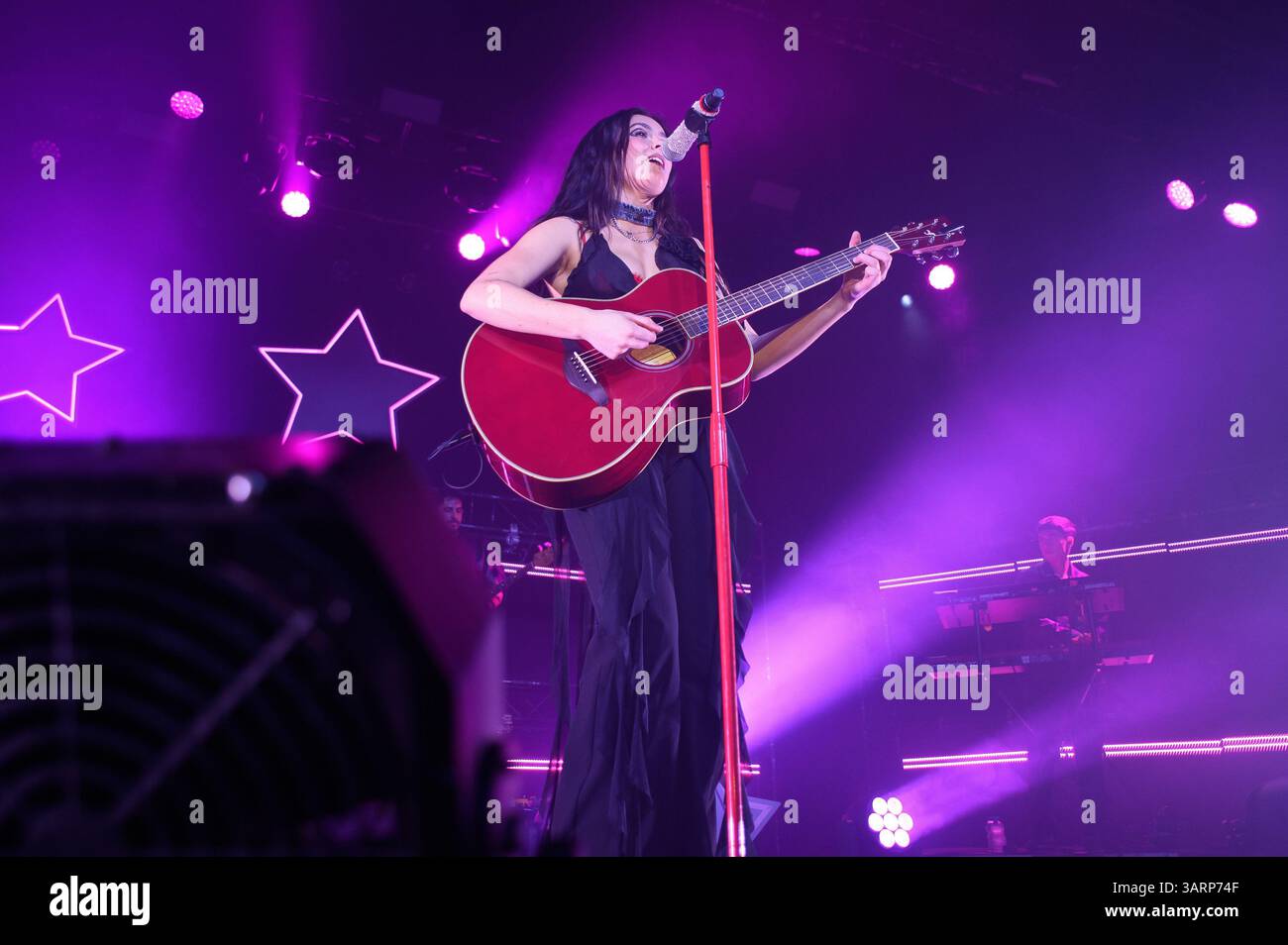Chiara Oliver performs at La Riviera on March 17, 2025 in Madrid, Spain ...
