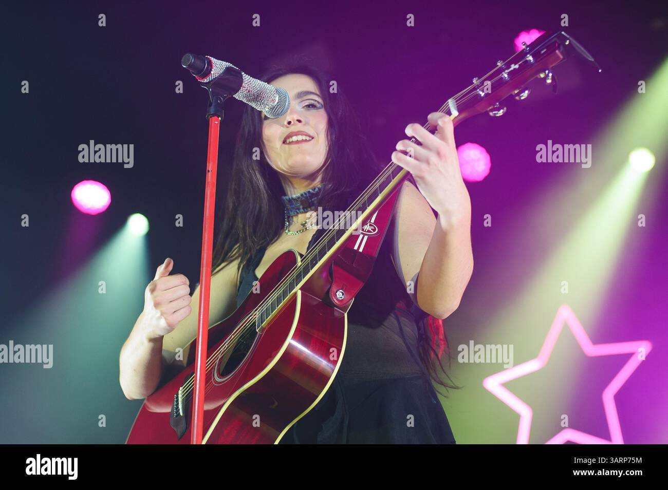 Chiara Oliver performs at La Riviera on March 17, 2025 in Madrid, Spain ...