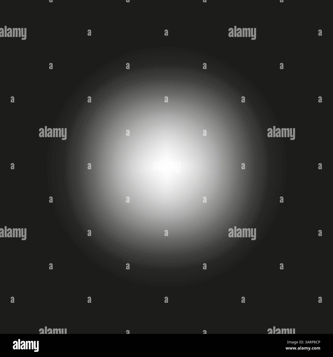 Bright circular flare. White glow spot. Vector light element. Dark ...