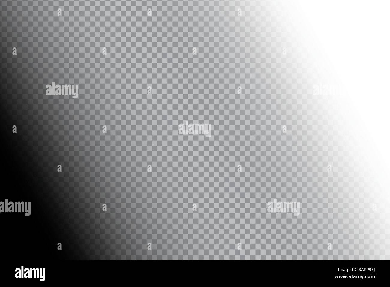 Transparent gradient background. Checkerboard surface texture. Light dark fade. Vector visual ...