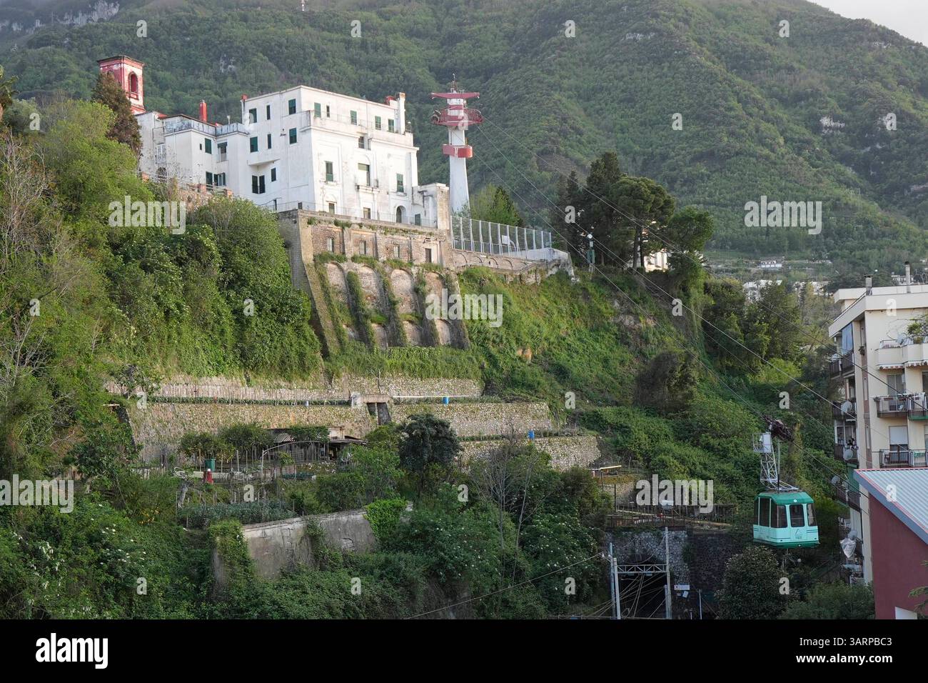 Monte Faito Cable Car Crash A blocked cabin of the Faito cable car in ...