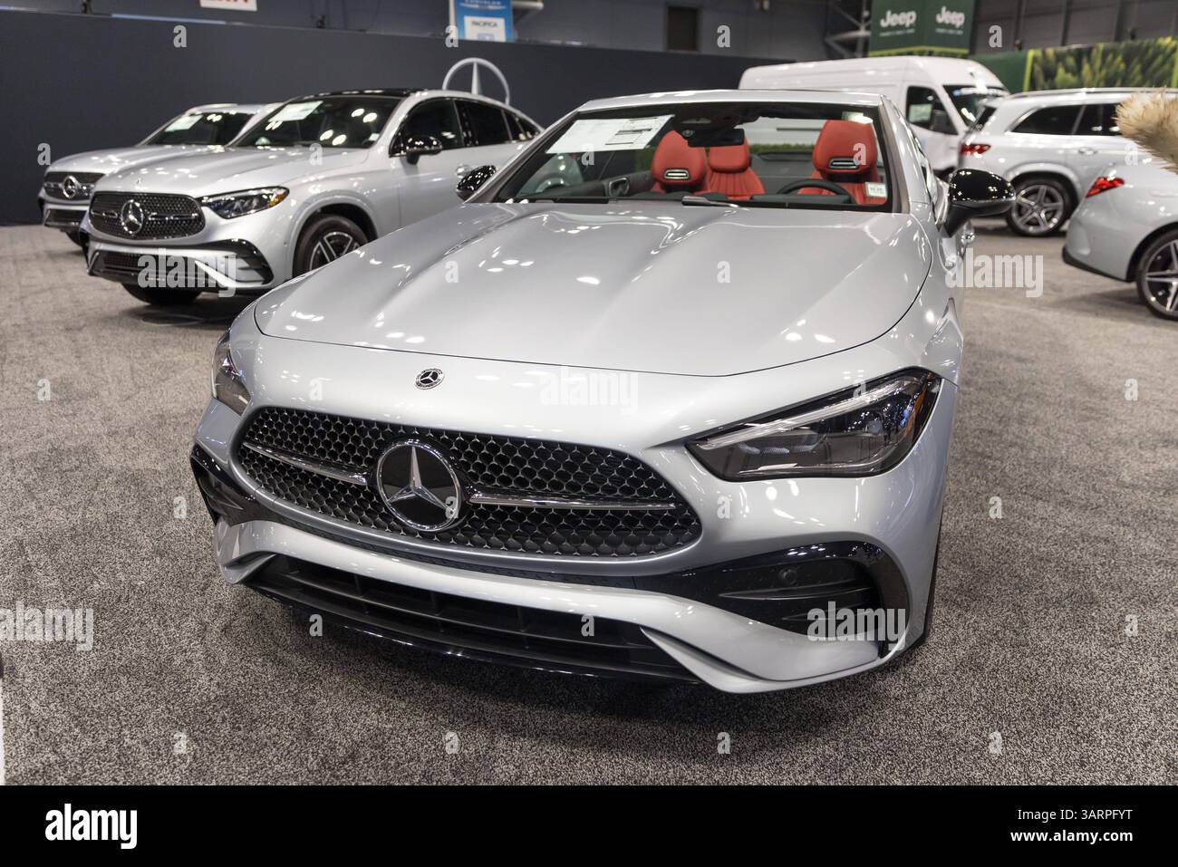 Press preview of the New York International Auto Show Mercedes Bens CLE ...