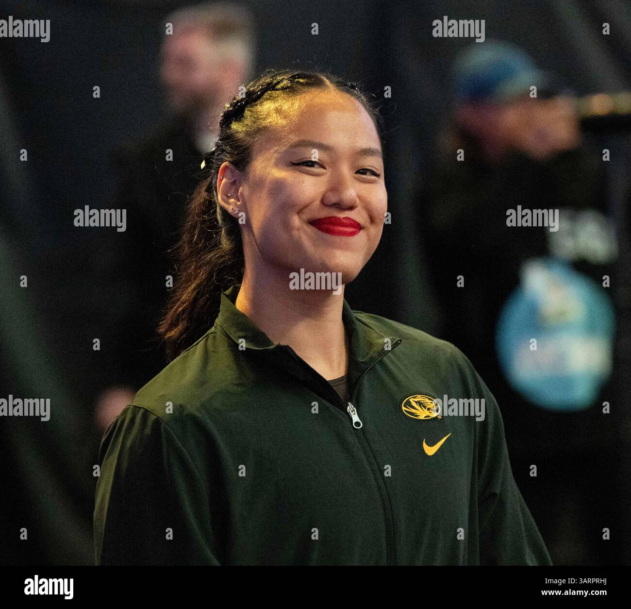 Ft Worth, Texas, USA. 17th Apr, 2025. All Around competition HELEN HU ...