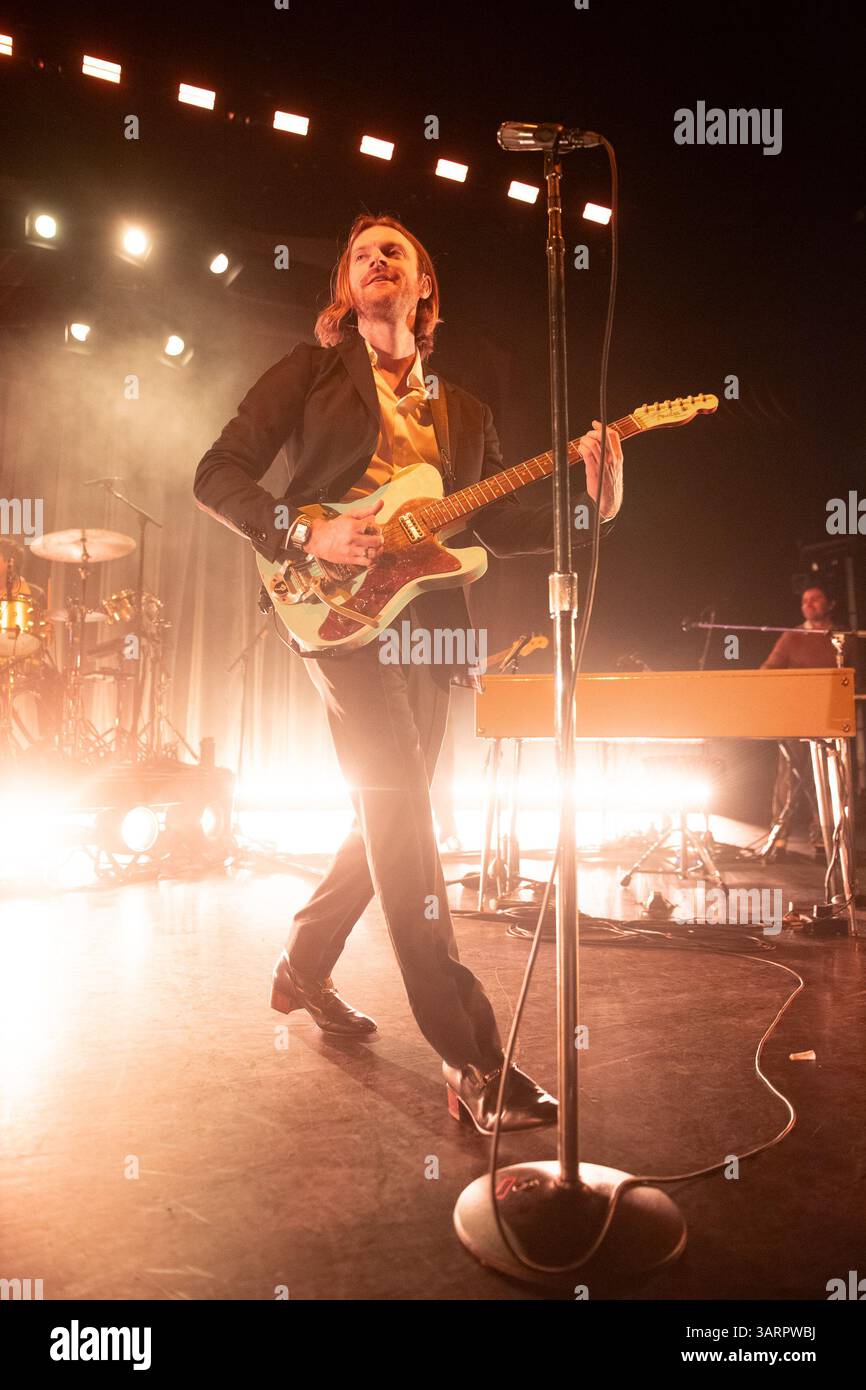 London, UK. 17 Apr 2025. American singer-songwriter Finneas (born ...