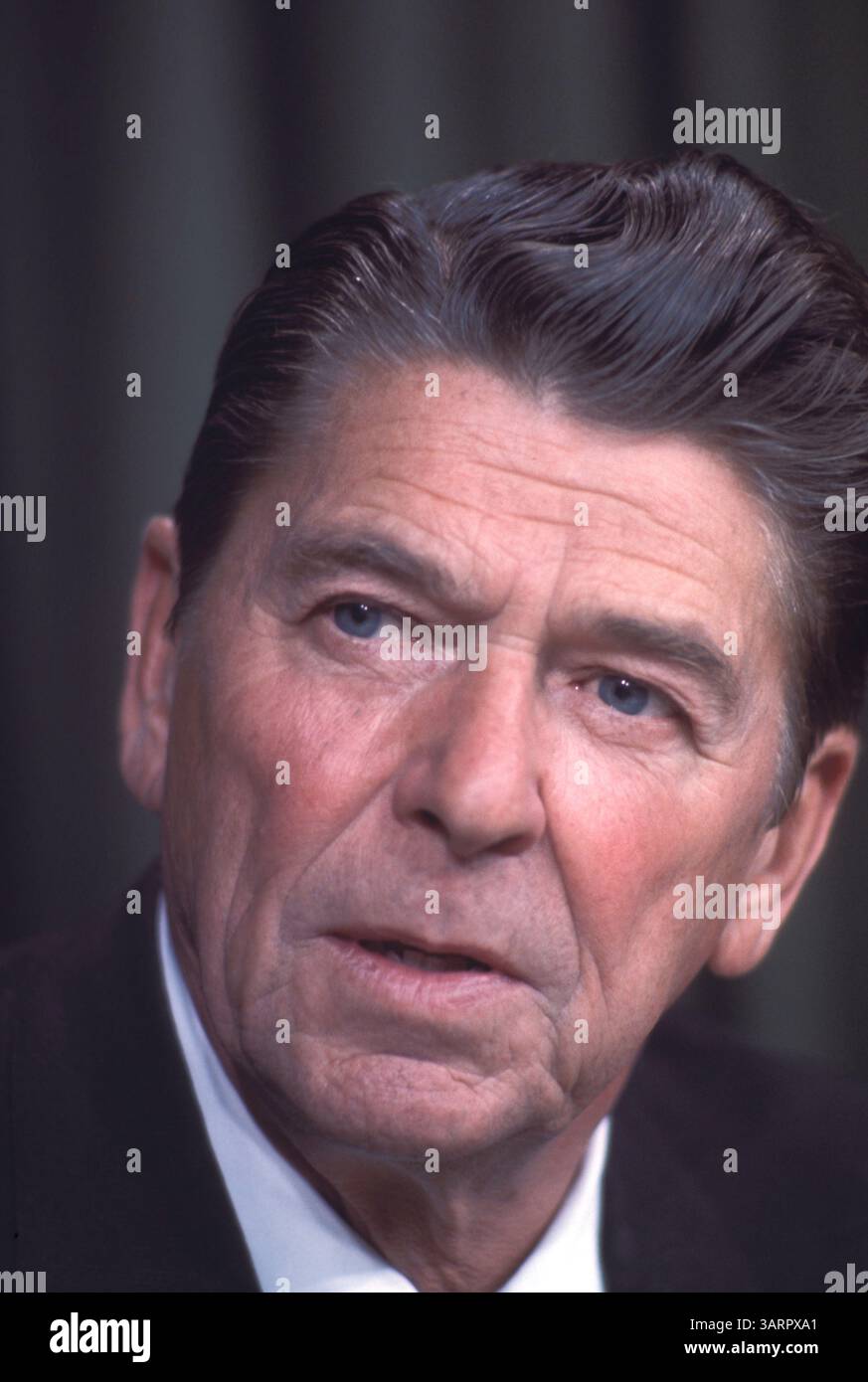Exact Date Unknown - Washington, DC, USA - RONALD WILSON REAGAN after winnnig election. Born ...