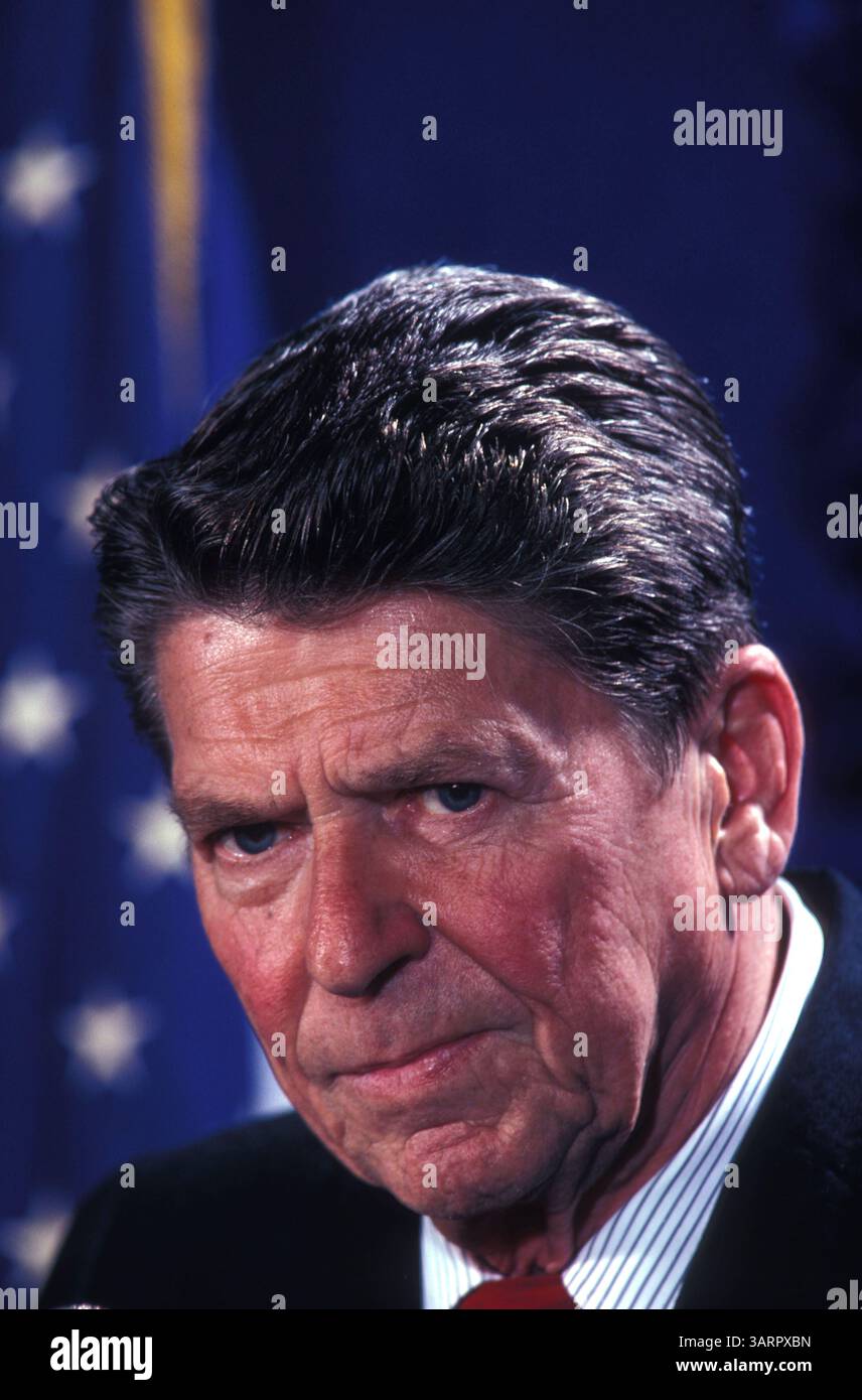 Exact Date Unknown - Washington, DC, USA - RONALD WILSON REAGAN after winnnig election. Born ...
