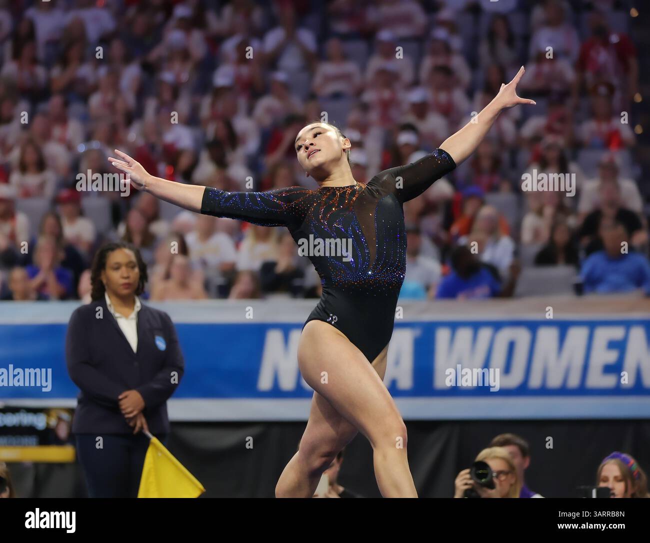 April 17, 2025: Florida's Leanne Wong on the floor exercise during ...