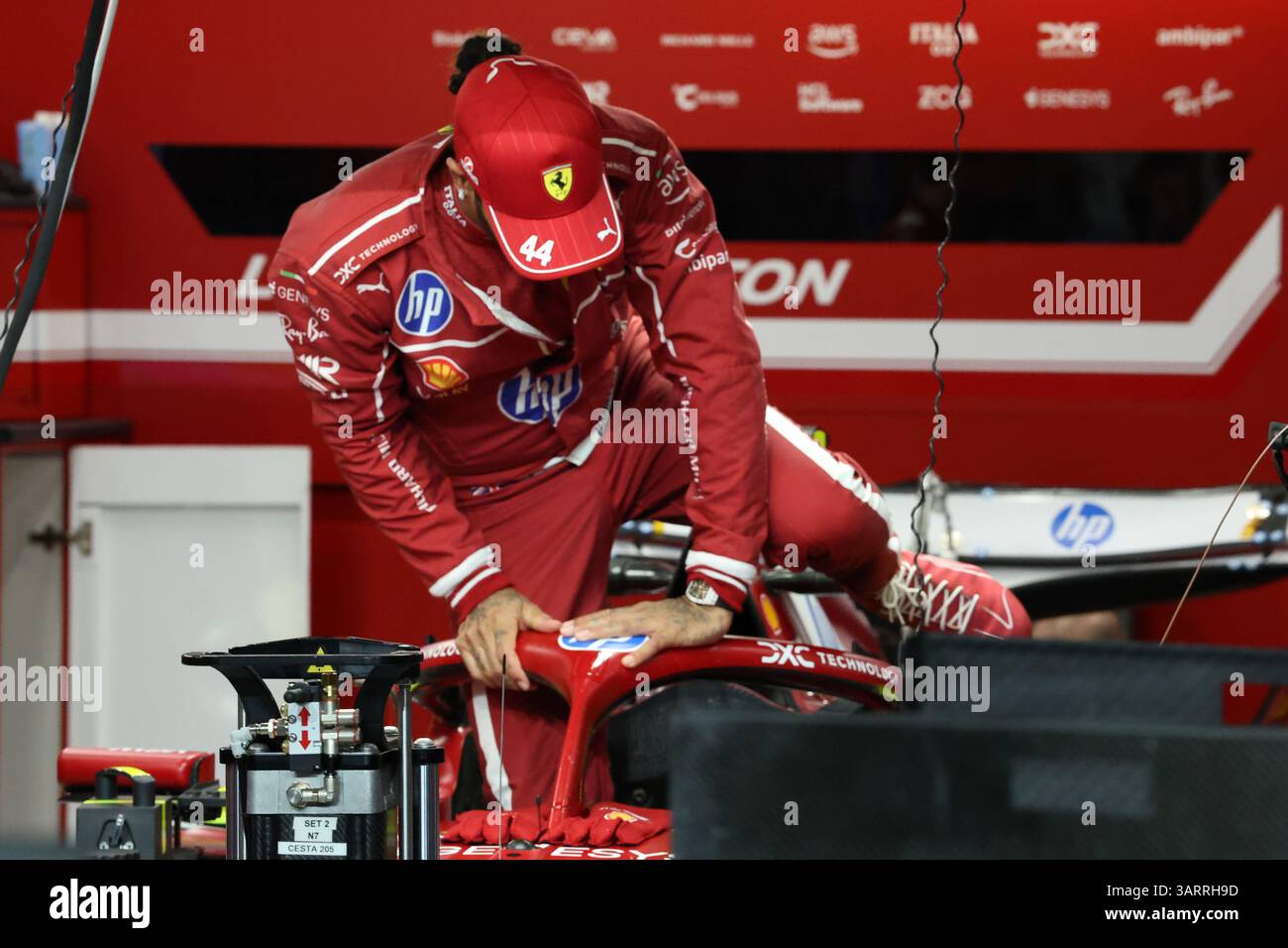 Jeddah, Saudi Arabia. 17th Apr, 2025. #44 Lewis Hamilton (GBR) Scuderia ...