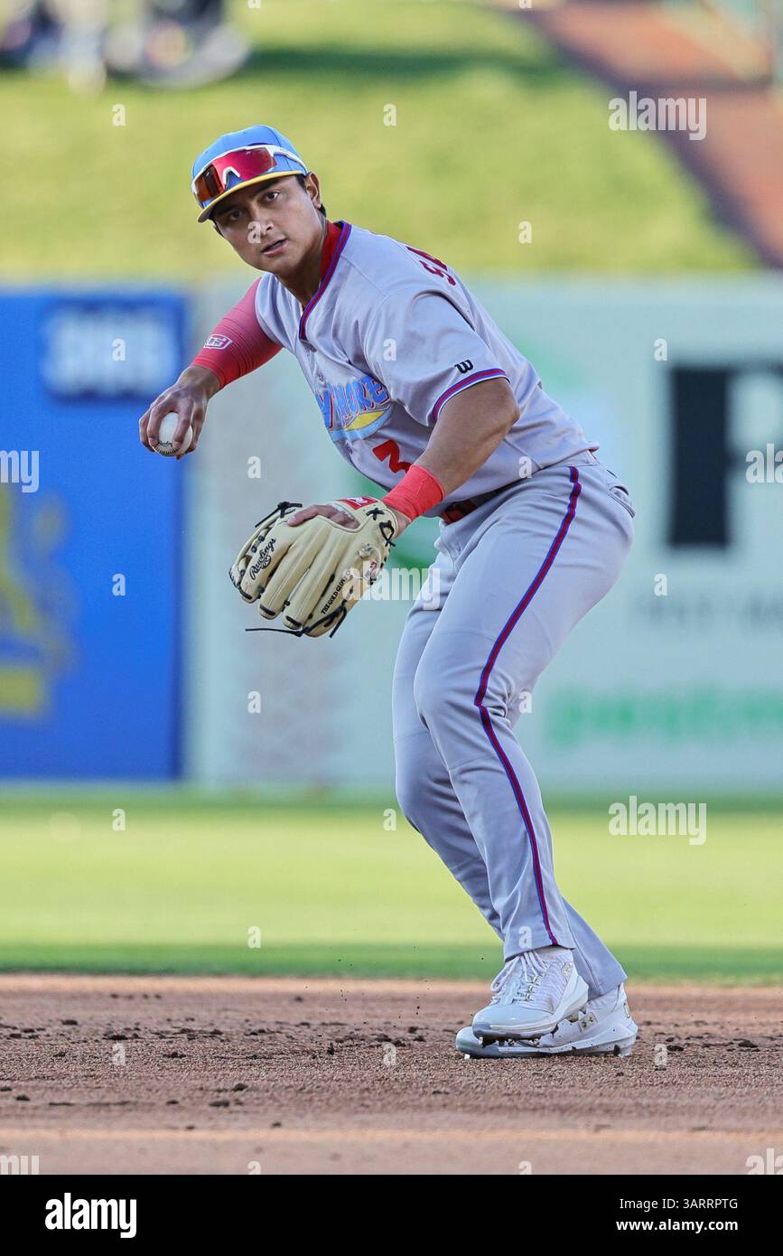 Greensboro, NC: Jersey Shore BlueClaws infielder Devin Saltiban (3 ...