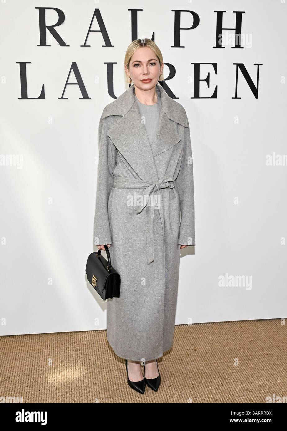 Michelle Williams attends the Ralph Lauren Fall 2025 presentation on ...