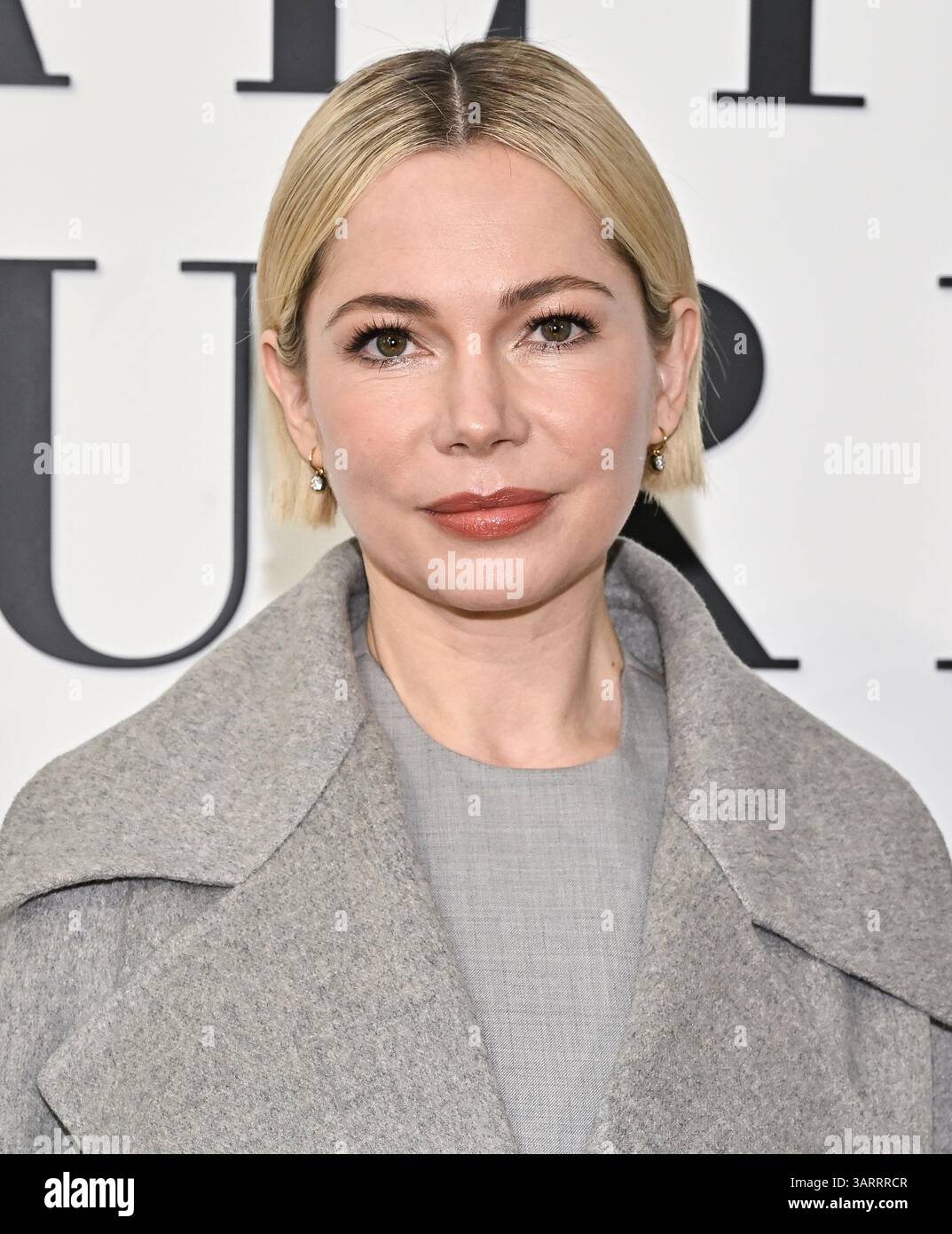 Michelle Williams attends the Ralph Lauren Fall 2025 presentation on ...