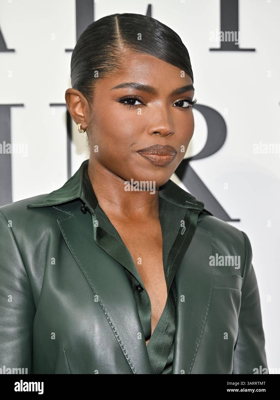 Ryan Destiny attends the Ralph Lauren Fall 2025 presentation on ...