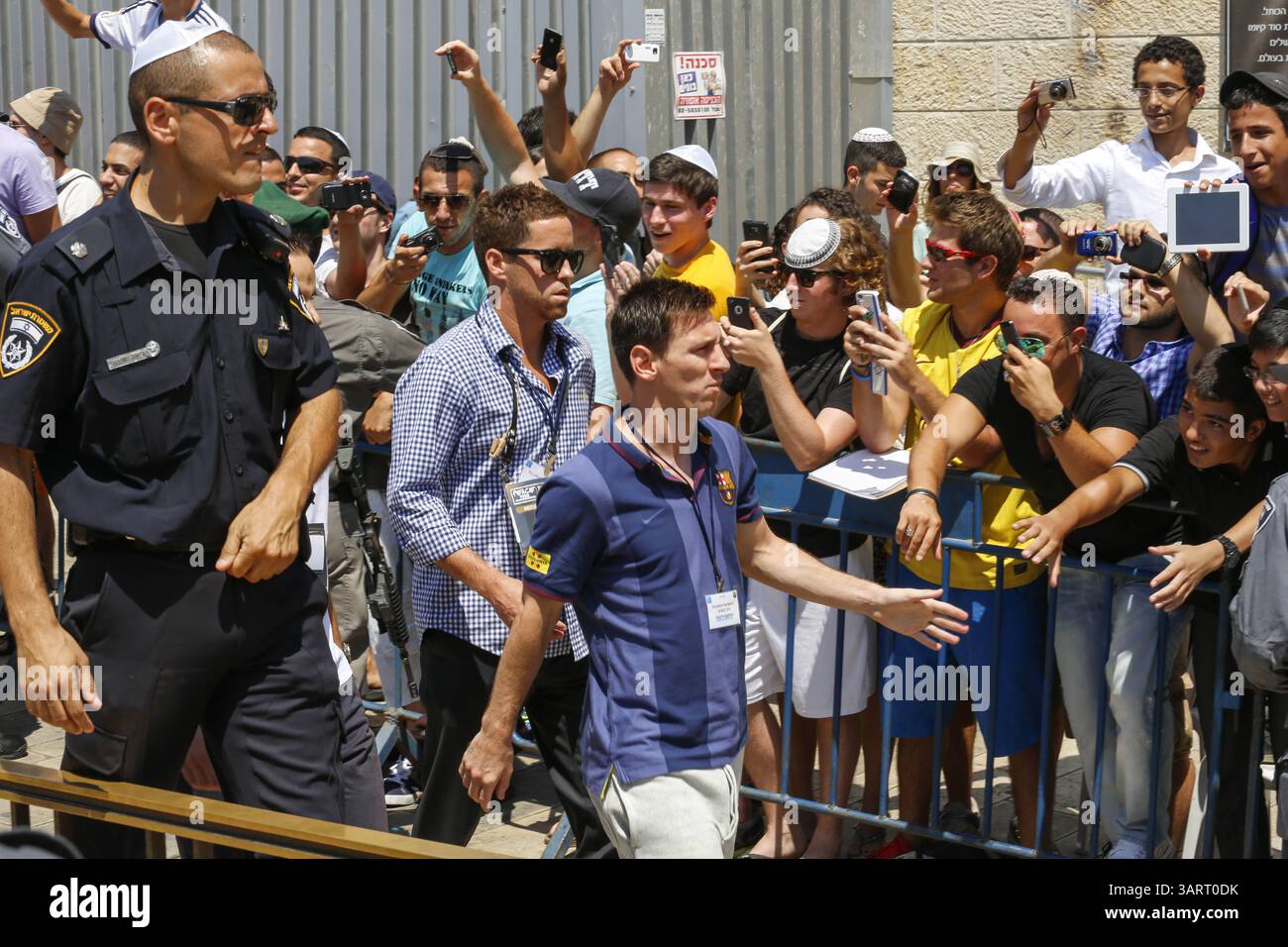 August 4, 2013 - Jerusalem, Israel - FC Barcelona football player ...